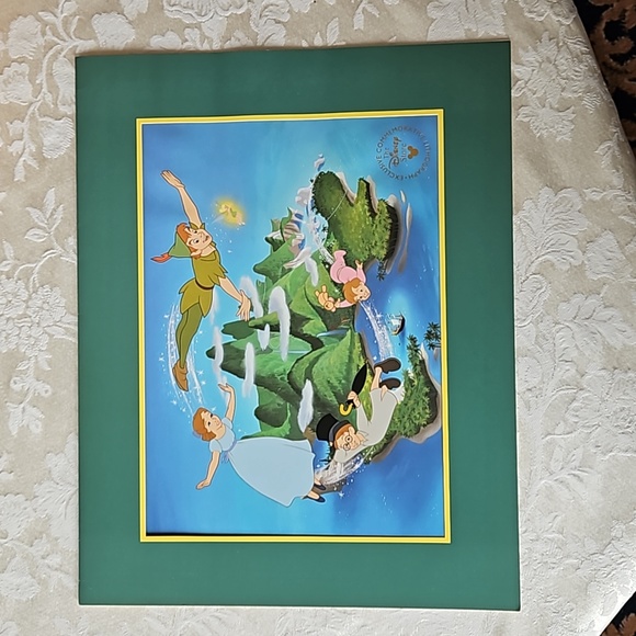 Disney | Art | Disney Peter Pan Lithograph | Poshmark